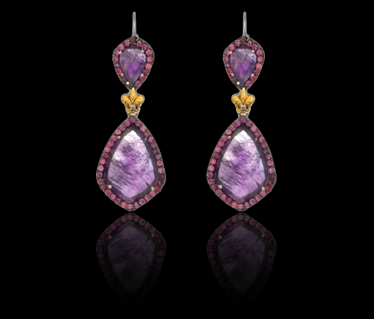 Amethyst Teardrop Earrings Diana Jewelers Jewelry Stores Liverpool